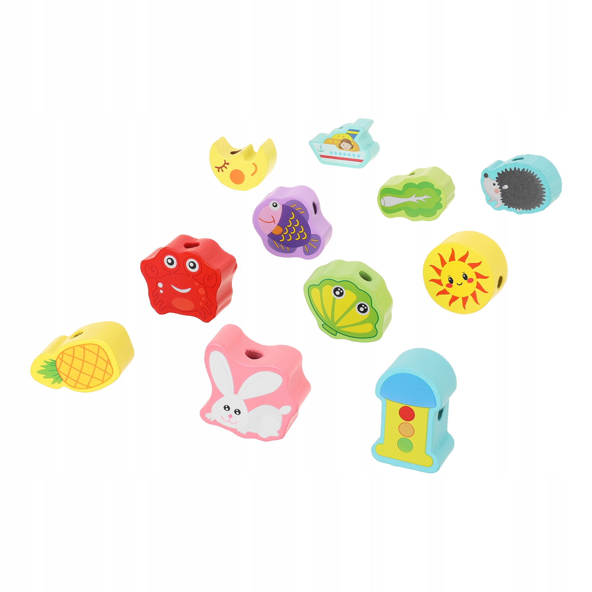 Drewniane Klocki Litery Cyfry Obrazki Montessori - LandToys | Sklep ...