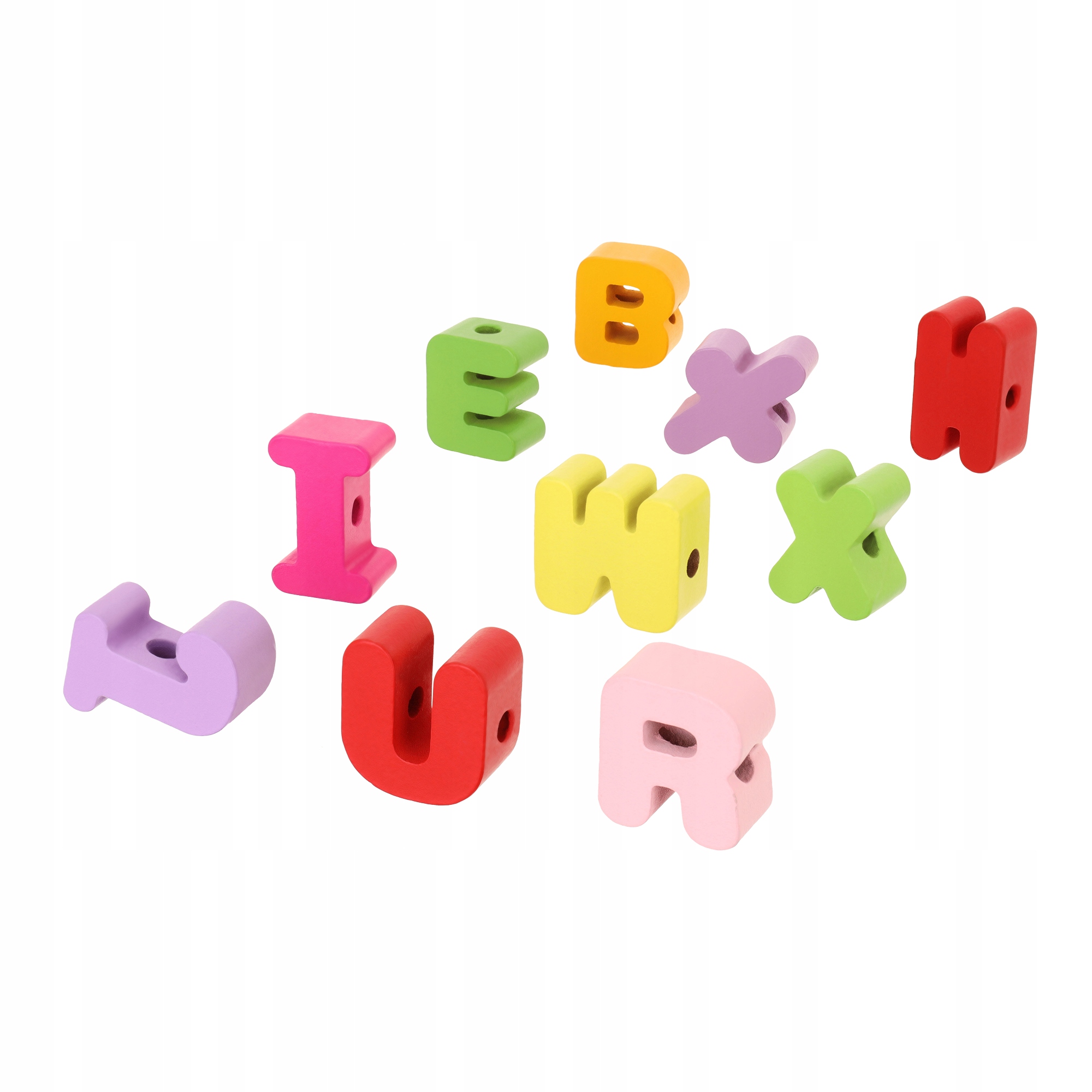 Drewniane Klocki Litery Cyfry Obrazki Montessori - LandToys | Sklep ...