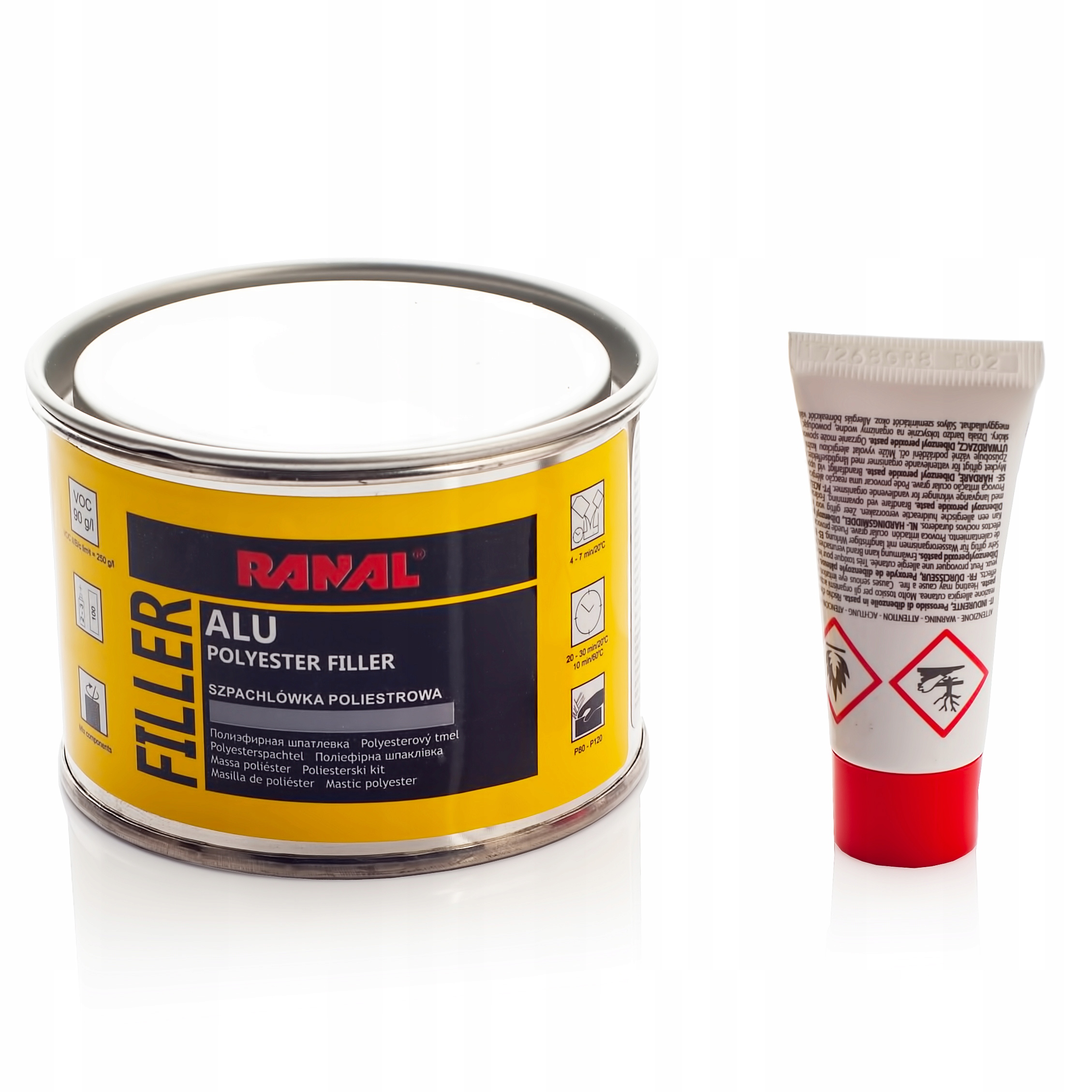 Ranal Alu Szpachlówka Z Pyłem Aluminium 0,25Kg - RANAL | Motoryzacja EMPIK