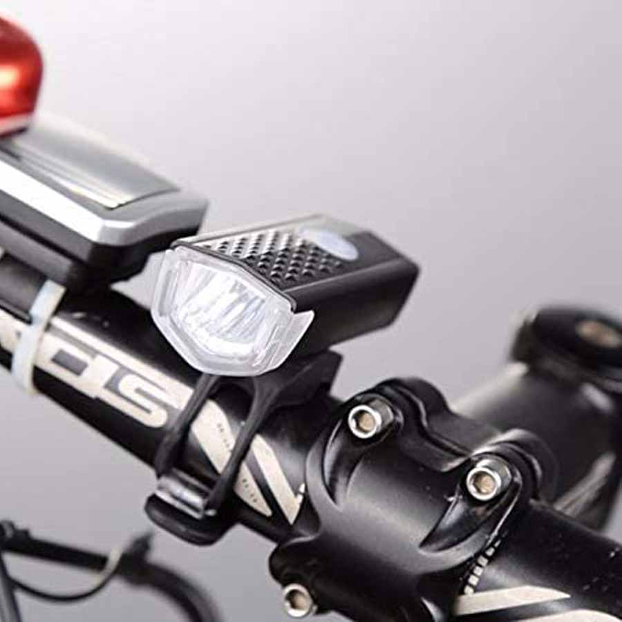 LAMPKA ROWEROWA LAMPKI ROWEROWE USB ZESTAW + TYLNA - Revento | Sport ...