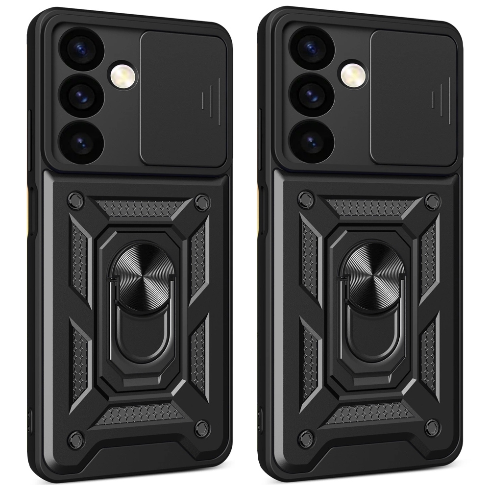 HYBRID ARMOUR CASE OVITEK OHIŠJE ZA SAMSUNG GALAXY A35 ČRN