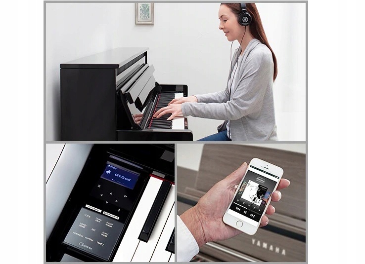 'Yamaha Clavinova Clp-735 Blk - Pianino Yamaha Clp-735B' - Yamaha | Sklep EMPIK.COM