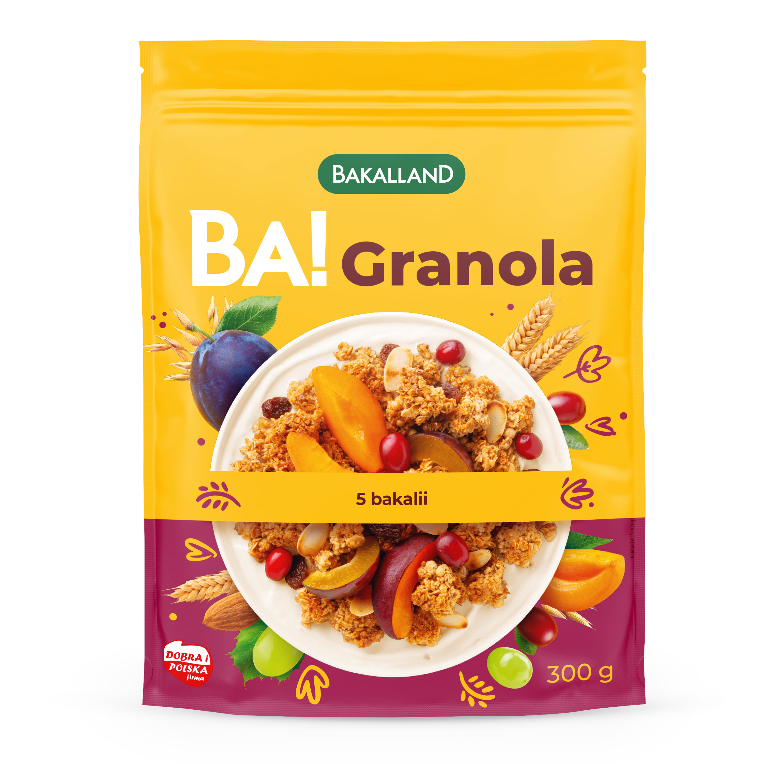 Granola BAKALLAND BA! 5 bakalii 300 g - Bakalland | Sklep EMPIK.COM