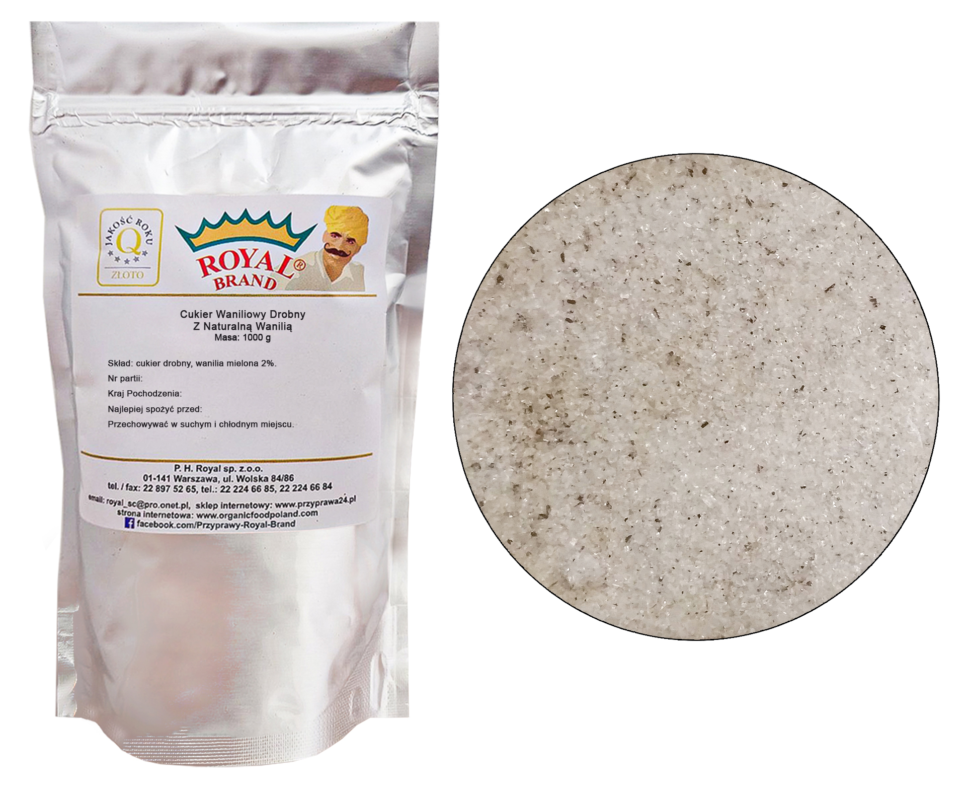 shumee Fini VANILIJEV sladkor 1kg z NARAVNO VANILIJEVO | mimovrste=)