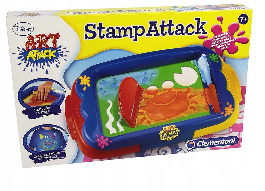 Clementoni Art Attack Stamp Attack Dipingere Vestiti