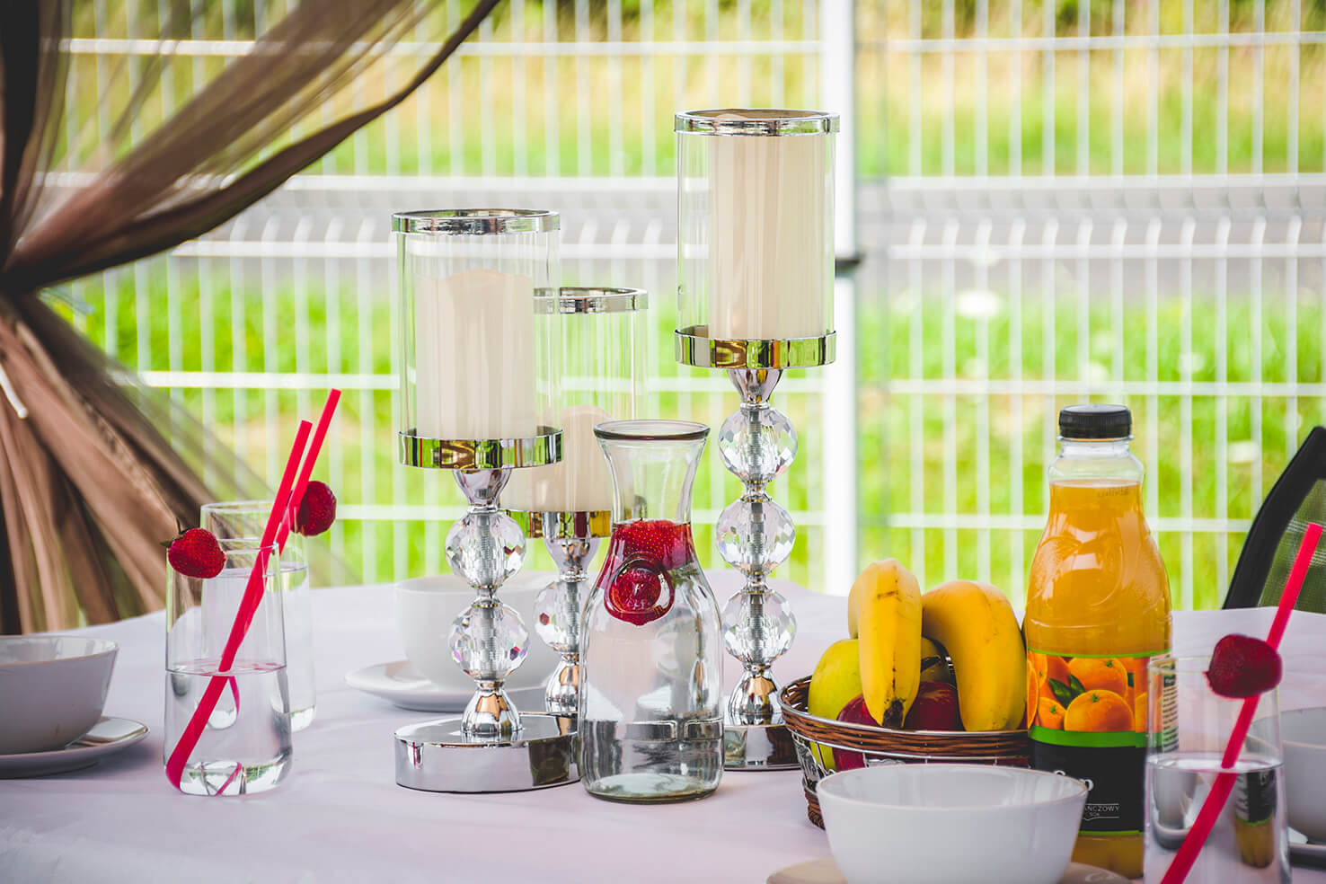 shumee Srebrni svečniki 3x glamurozen steklen svečnik na nogi za ...