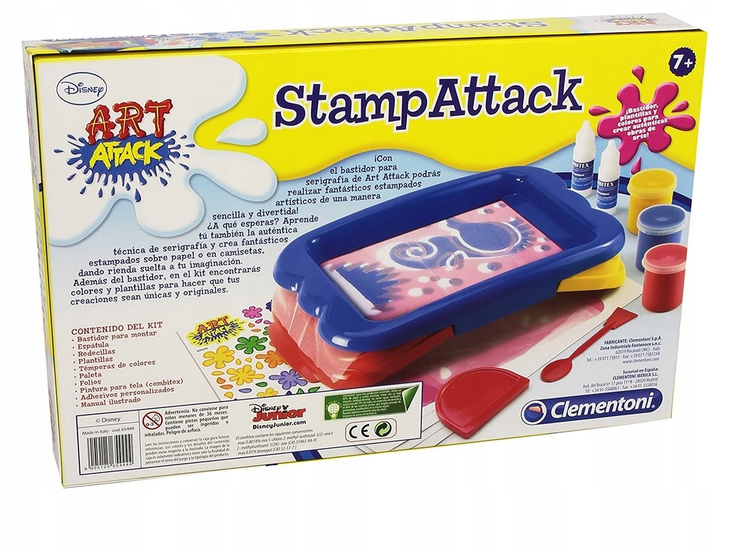 Clementoni Art Attack Stamp Attack Dipingere Vestiti