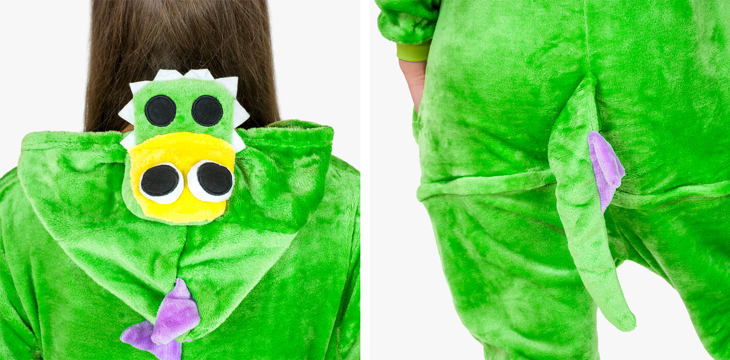 shumee Ženska kigurumi pižama, enodelni kostum s krokodiljim vzorcem ...