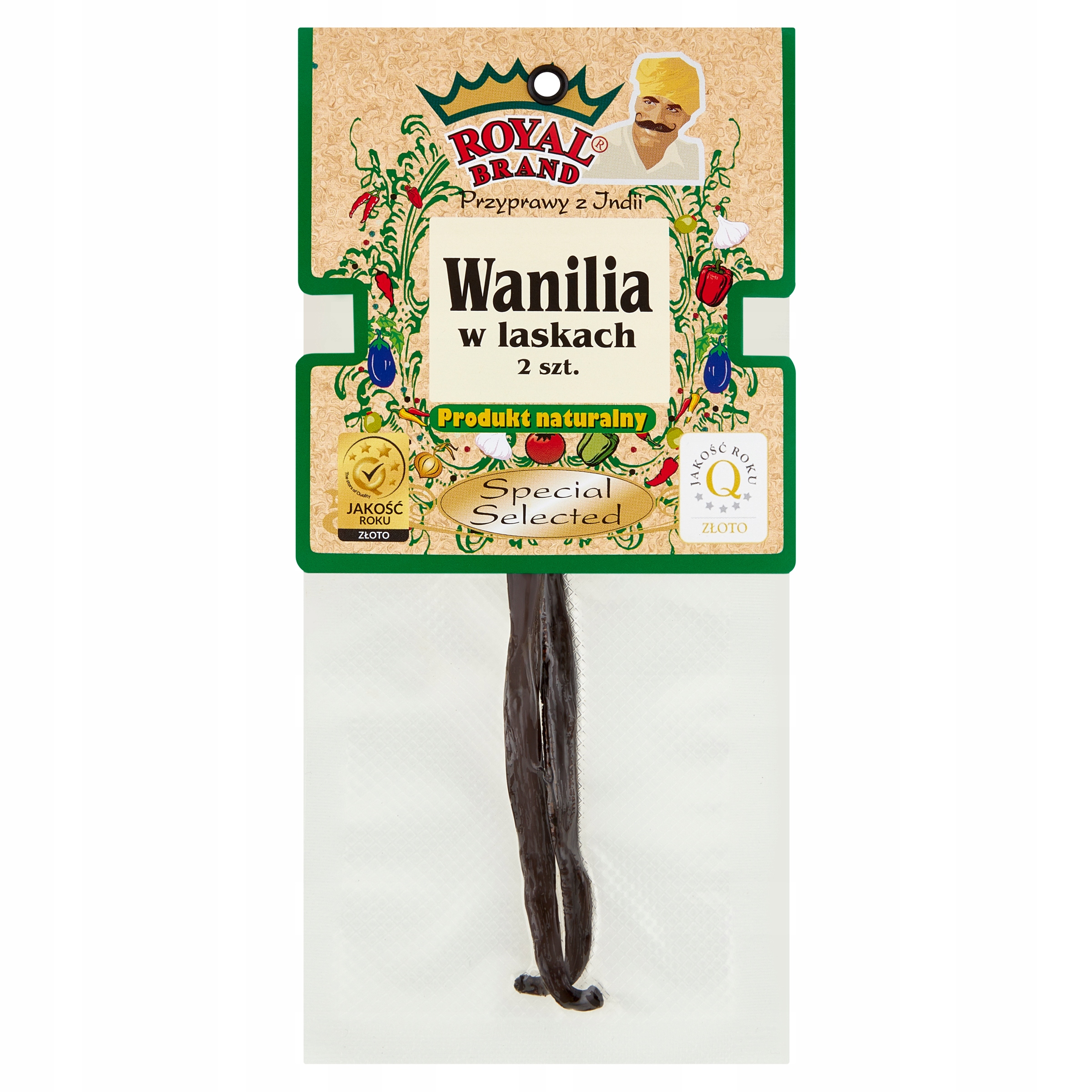 Vanilleschoten 2 Stück Royal Brand Vanilleschote zwei Schoten je 3-5g
