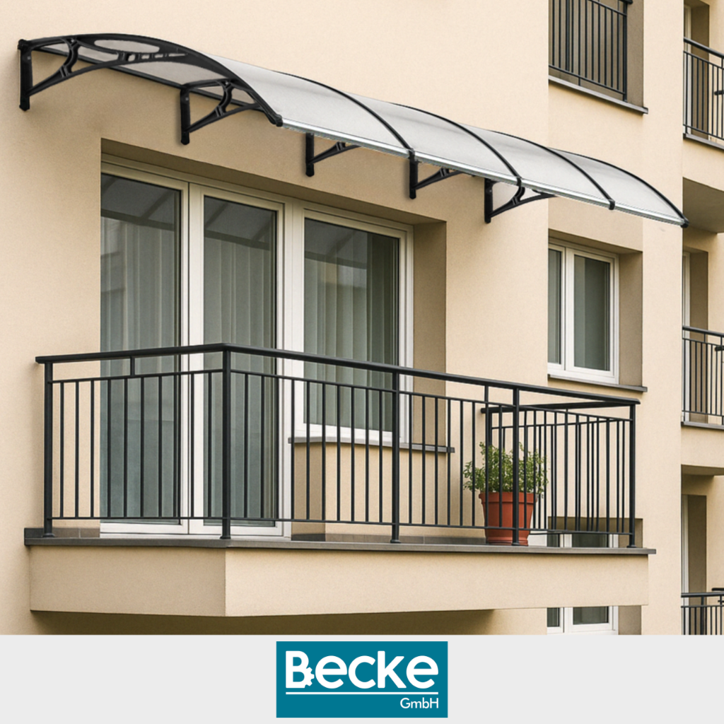 shumee Nadstrešek za vrata 100x60 cm prozoren | mimovrste=)