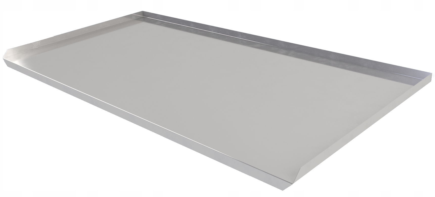 Piano di lavoro in acciaio inox resistente agli acidi 40 x 95 cm ...