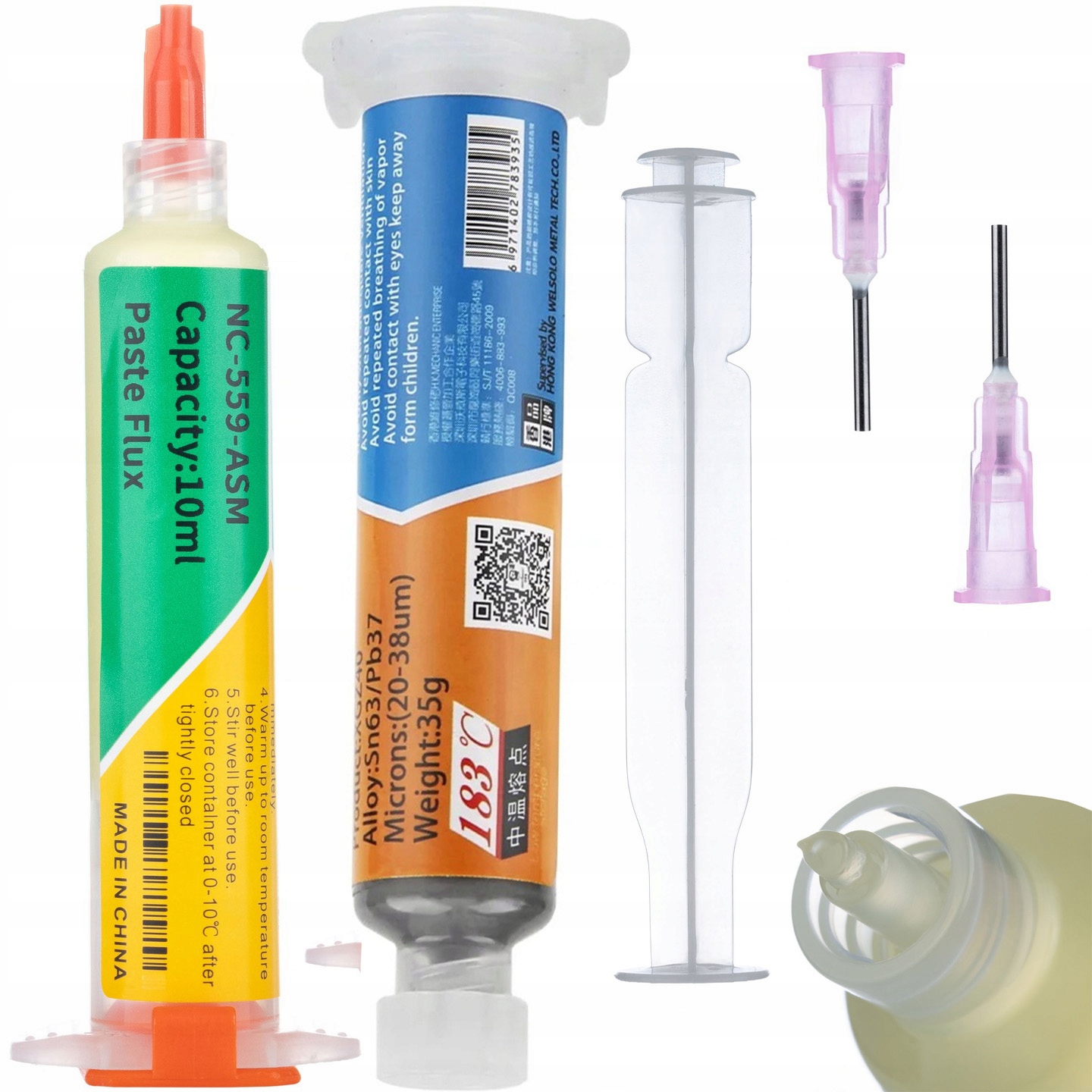 shumee Rosfix Flux v brizgi NC-559-ASM + Spajkalna pasta (tekoči ...