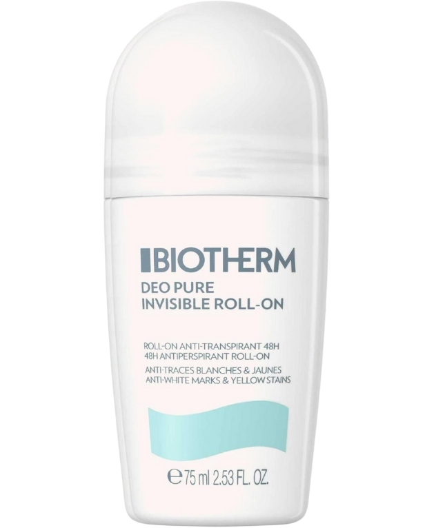 shumee Biotherm Deo Pure Invisible roll-on antiperspirant za ženske 75 ml | mimovrste=)