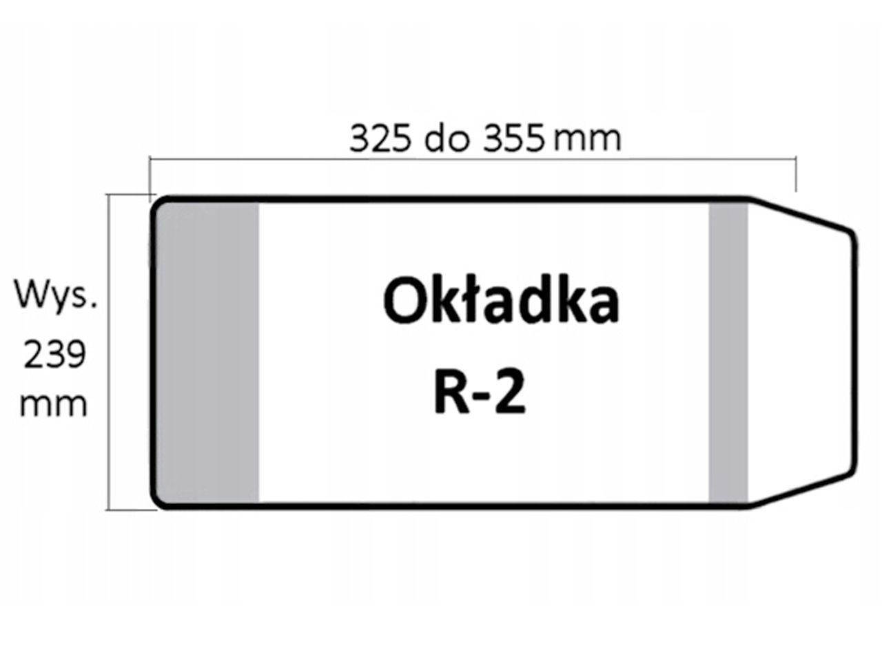 OKŁADKA na KSIĄŻKĘ R2 Regulowana 239 x 355 mm MIX - Inny producent ...