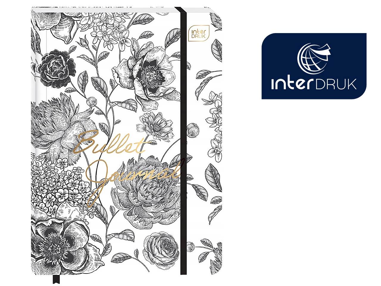 ORGANIZER Journal PLANER Notes A5 240 BUJO FLOWERS - Interdruk | Sklep ...
