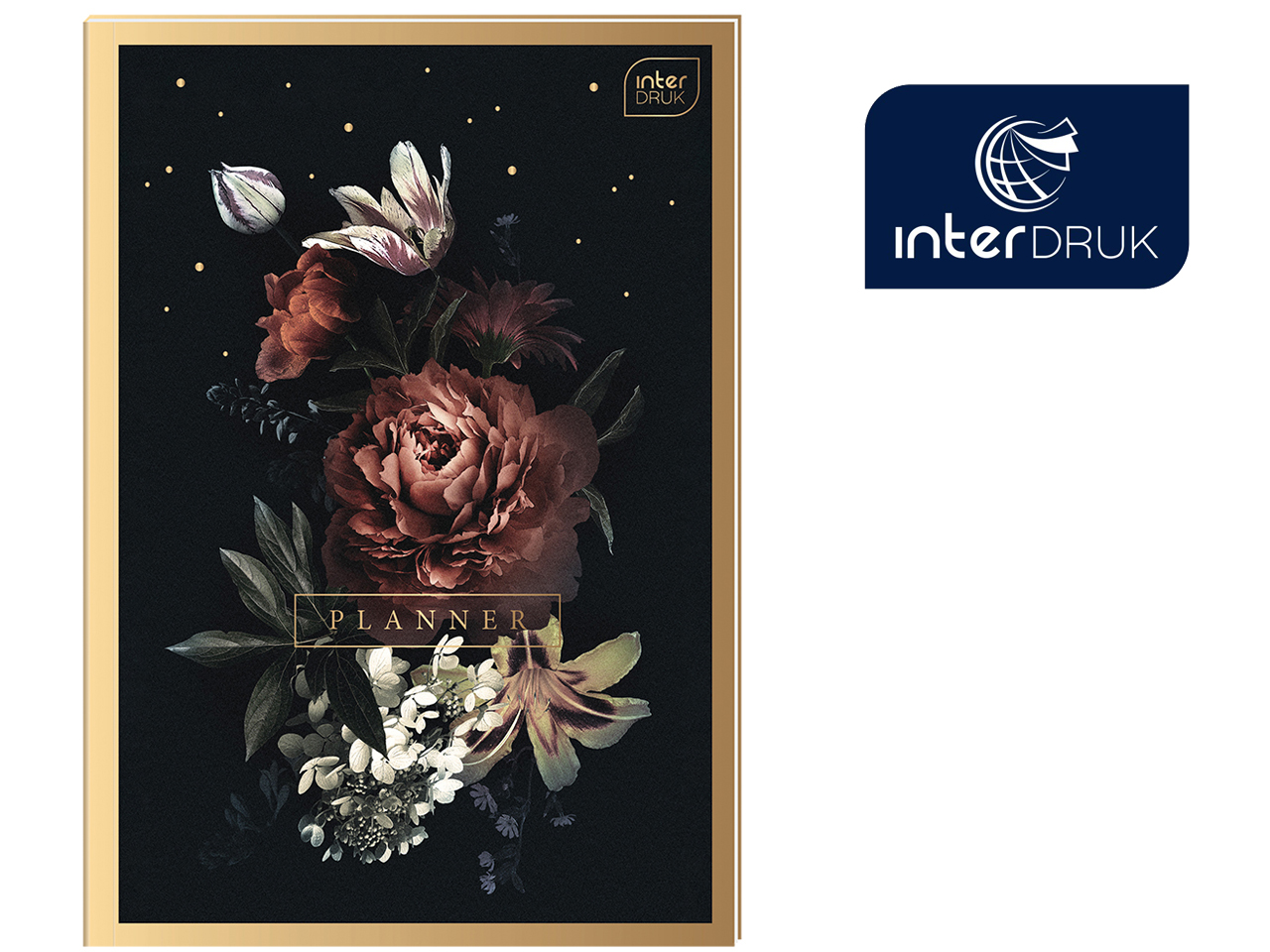 Interdruk Planer Notes A5 Organizer 80K Satin Gold - Interdruk | Sklep ...