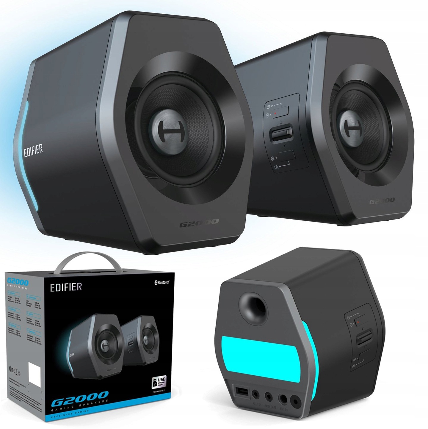 Edifier Hecate G2000 Zestaw Stereo Bluetooth Rgb - Edifier | Sklep EMPIK.COM