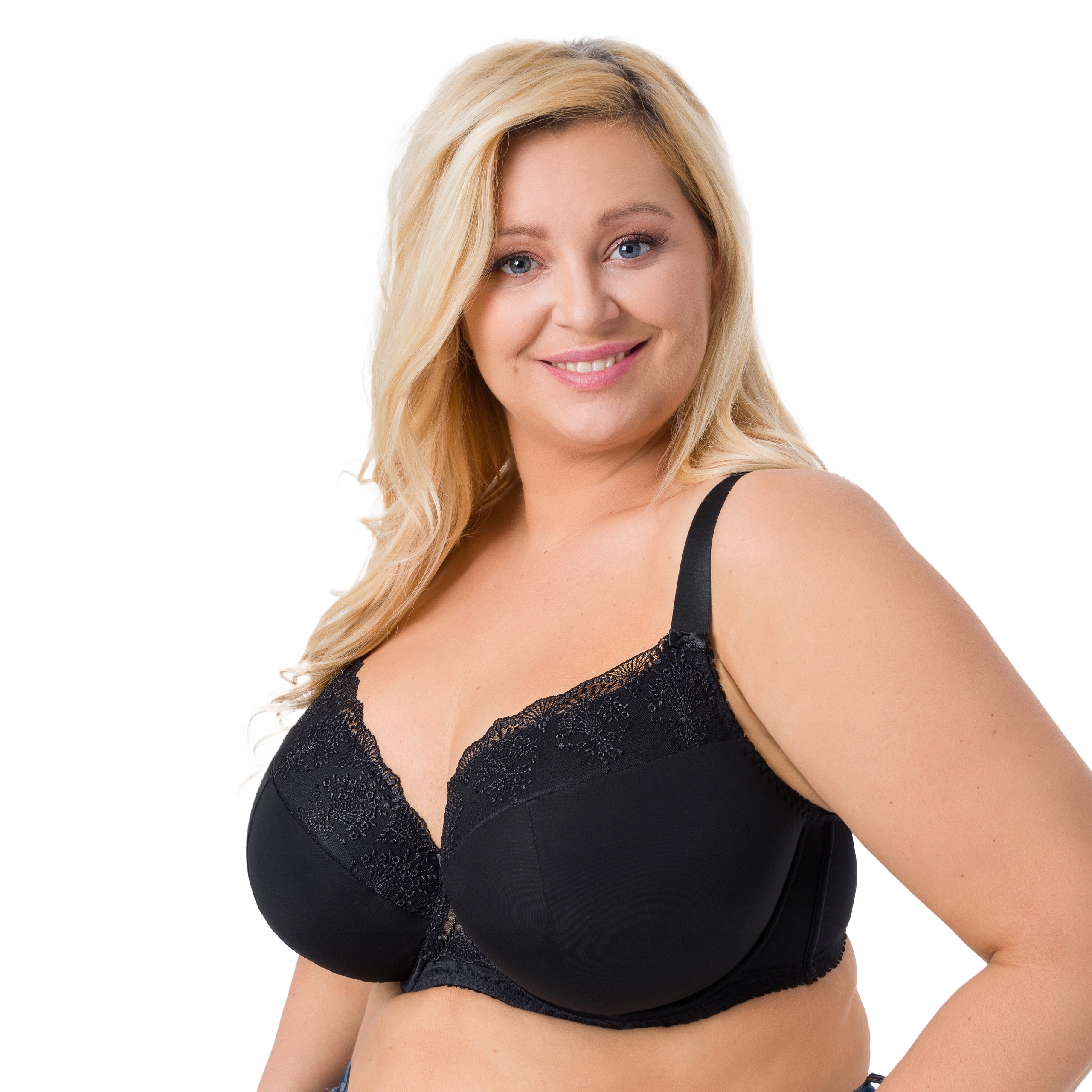 Biustonosz Full-Cup Ava 1924 Gładki Czarny 95D - Inna marka | Moda Sklep EMPIK.COM