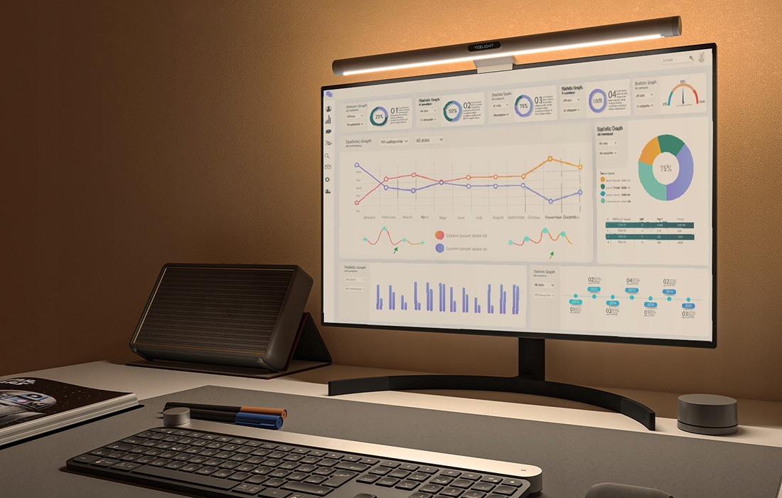Lampka Na Monitor Yeelight Light Bar Pro Rgb - YEELIGHT | Sklep EMPIK.COM