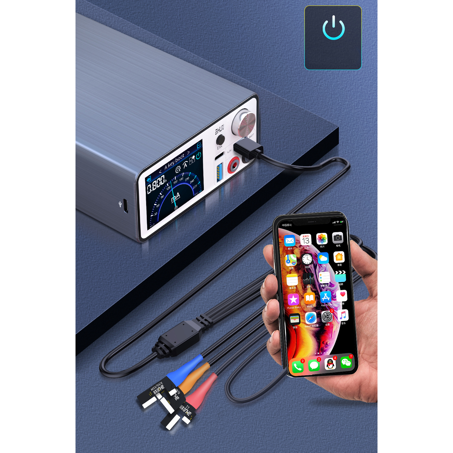 Regulowany Zasilacz Aixun Ax-P2408 24V 8A Smartfon - Techrebal | Sklep ...