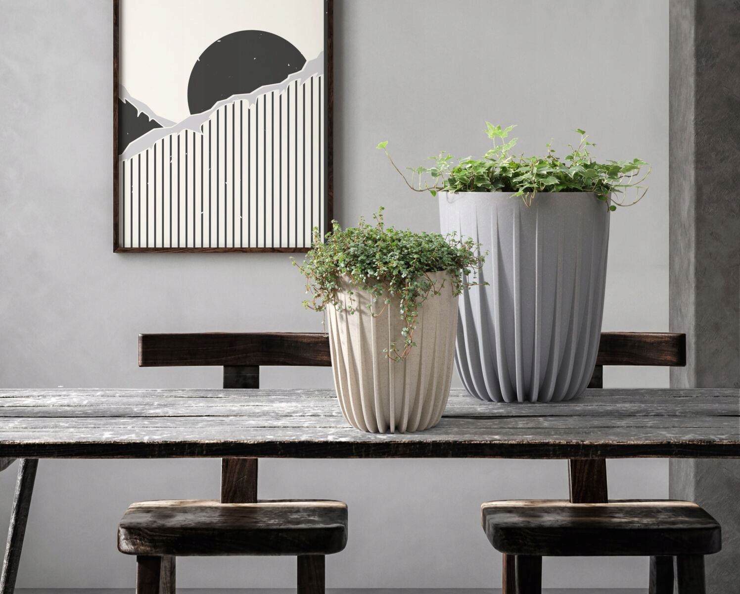 Doniczka Donica Lamela Mira 30 cm Kawowa Eco - Lamela | Sklep EMPIK.COM