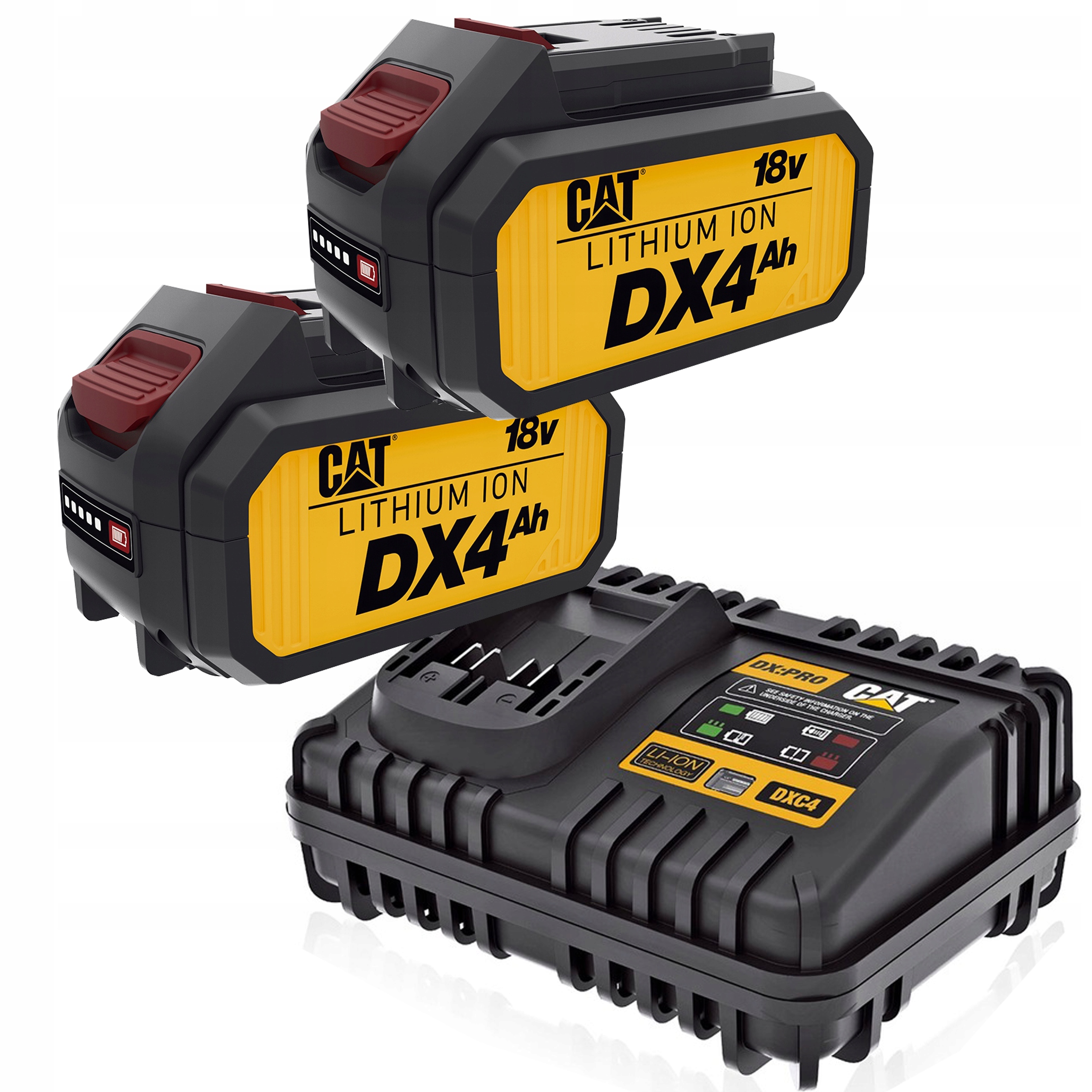 2X Akumulator CAT DXB4 18V 4.0Ah + Ładowarka DXC4 - Cat&Cat | Sklep EMPIK.COM