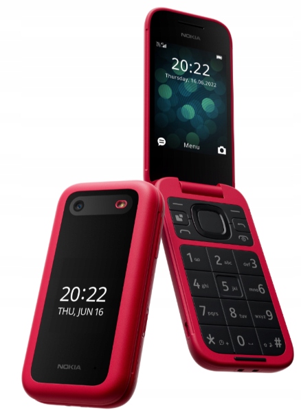 Telefon Nokia 2660 Czerwony + Stacja Ładująca - Nokia | Sklep EMPIK.COM