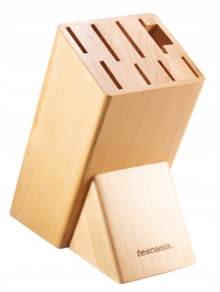Blok Tescoma na 8 noży nożyce ostrzałkę Drewniany - Tescoma | Sklep ...