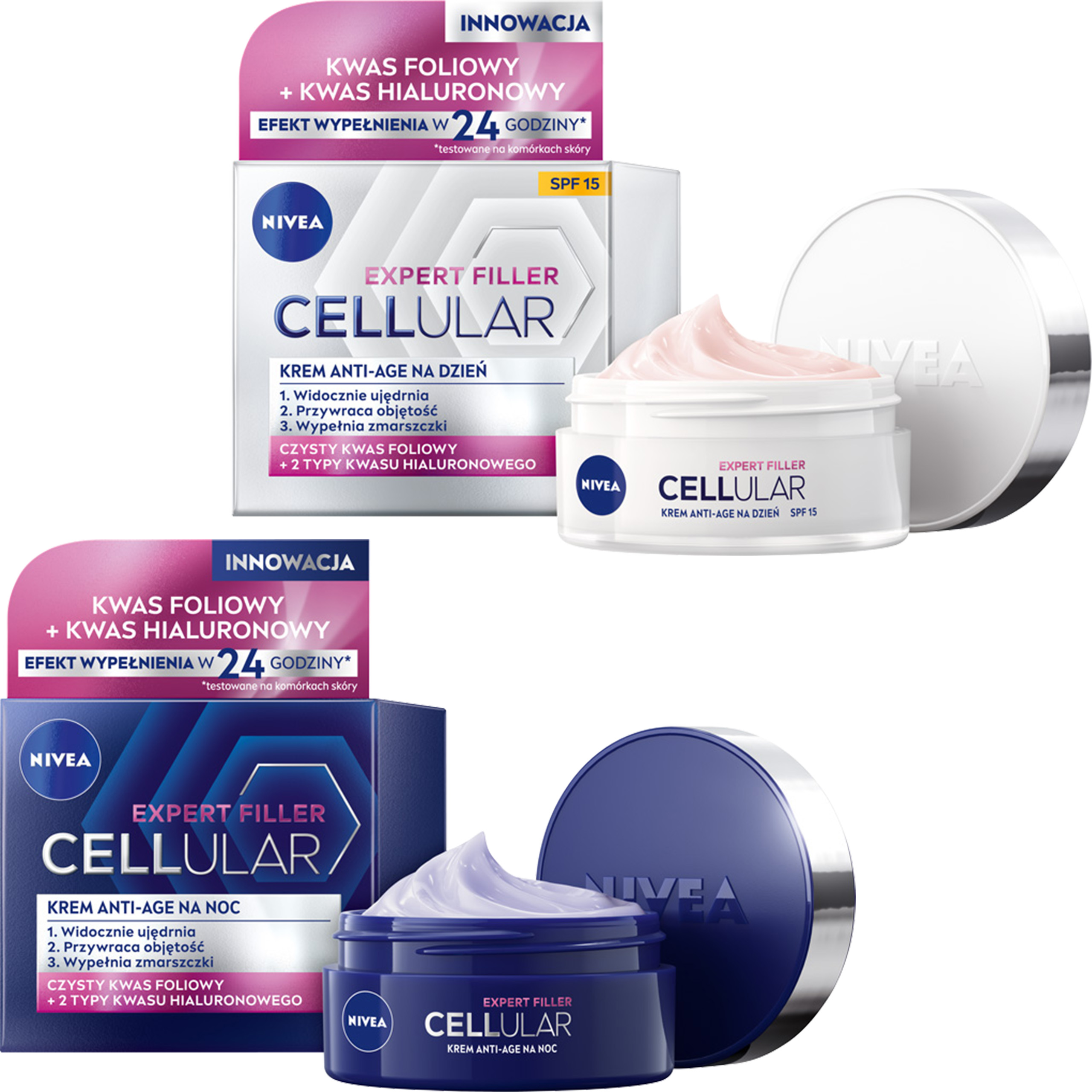 Nivea, Cellular Expert Filler Anti-Age, Zestaw kosmetyków do ...