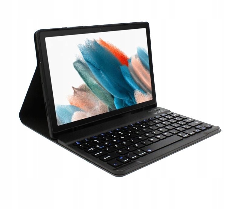 Etui do Samsung Galaxy Tab A8 10.5 X200 z klawiaturą BT czarne Case Futerał Pokrowiec Obudowa ...