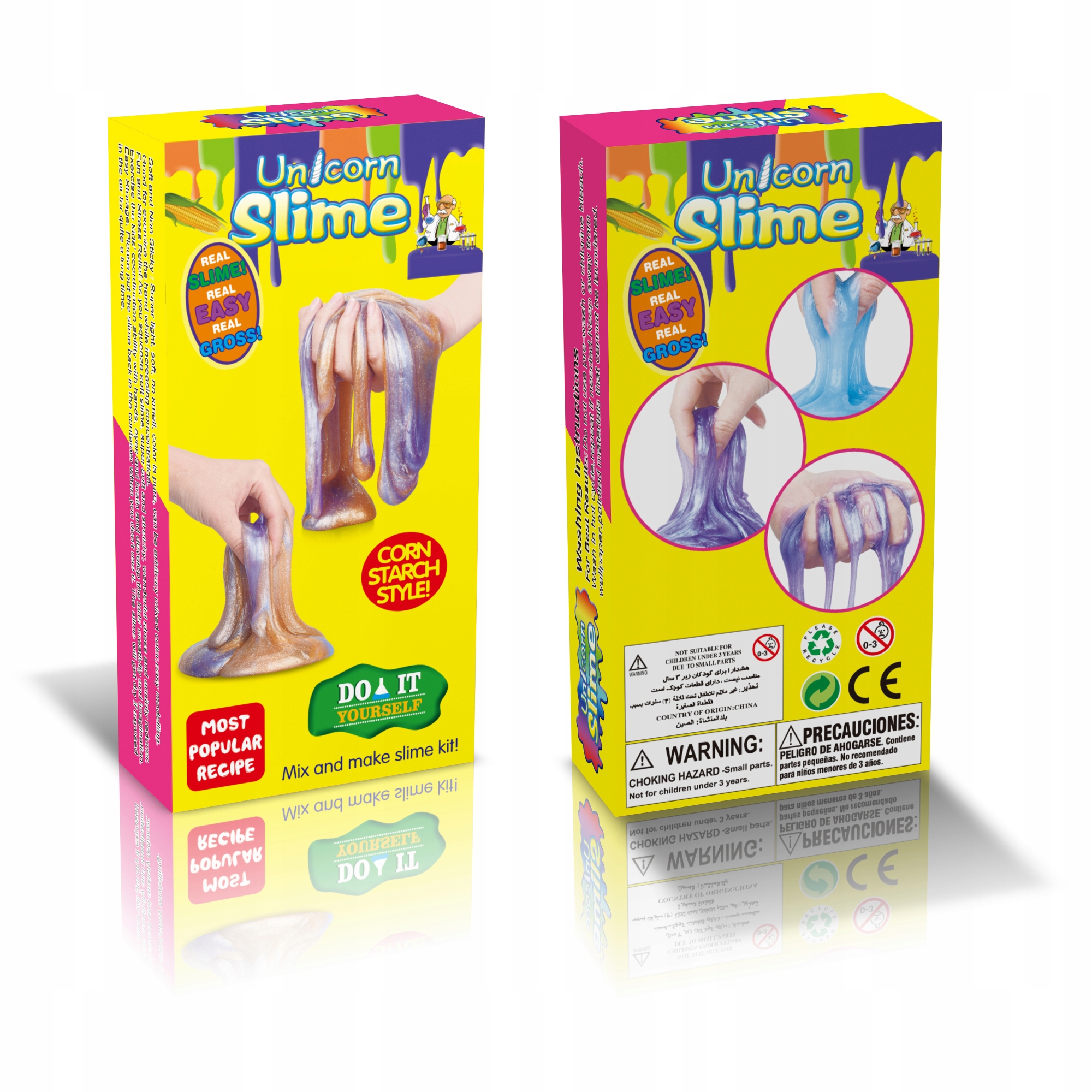 TĘCZOWY SLIME Zestaw do glutów GLUT Z BROKATEM - Midex | Sklep EMPIK.COM