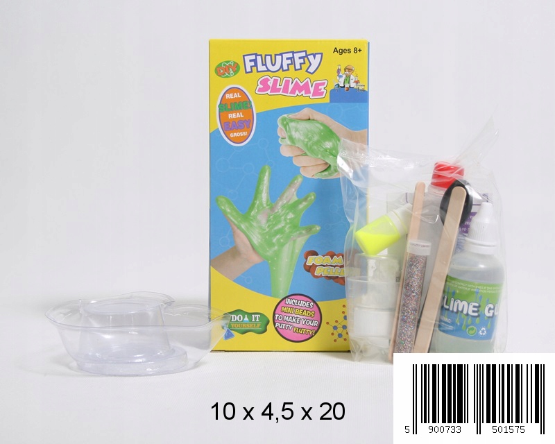 SLIME Zestaw do glutów GLUT Z BROKATEM - Midex | Sklep EMPIK.COM