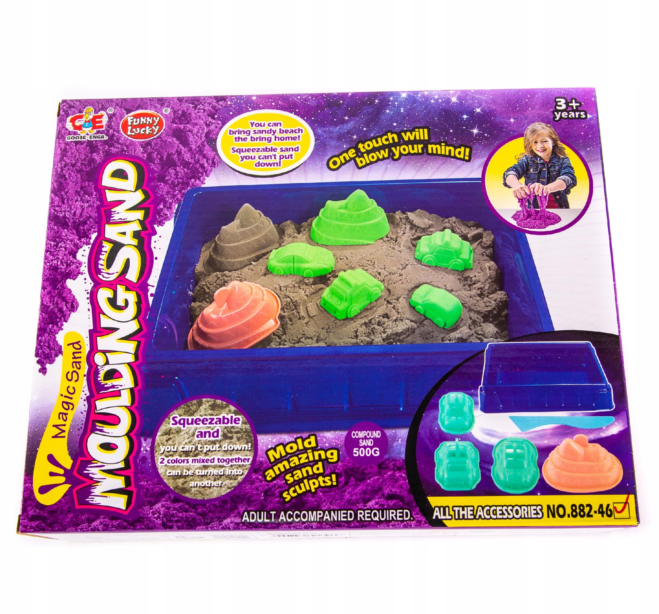 Piasek Kinetyczny 500G Piaskownica Foremki - Midex | Sklep EMPIK.COM