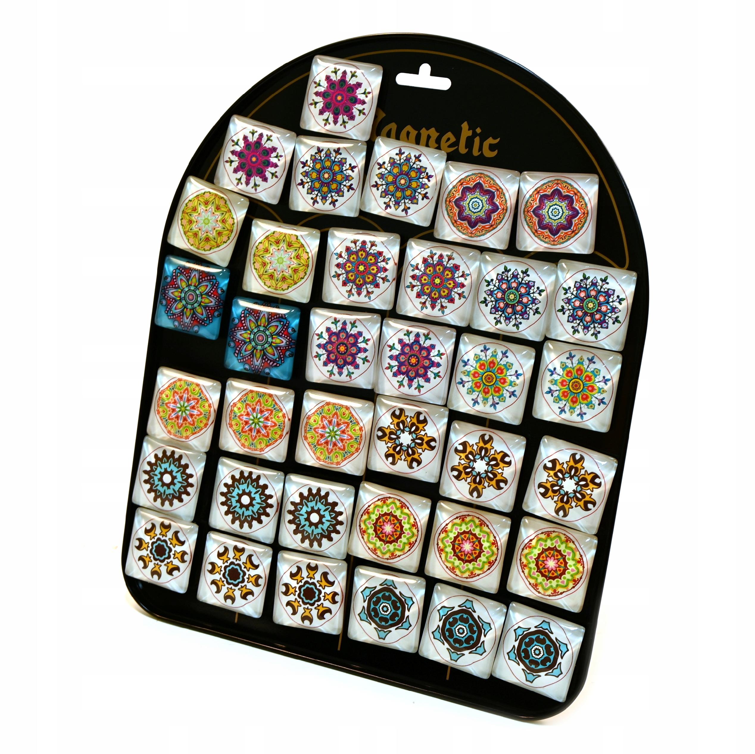 Mandala Magnes Na Lodówkę Szklany Różne Wzory - Midex | Sklep EMPIK.COM