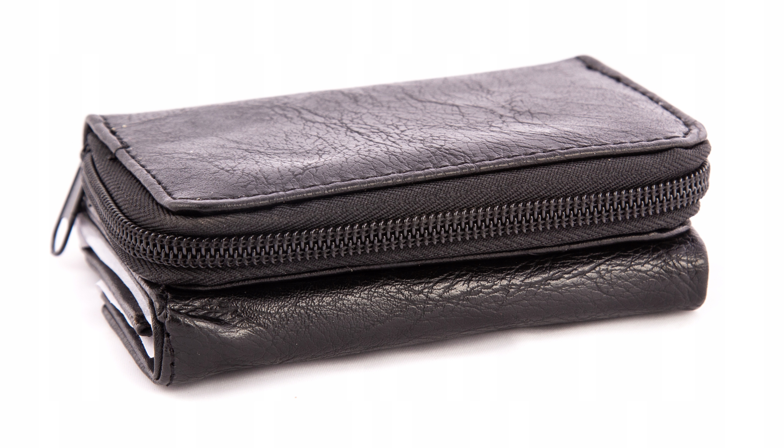 Czarny Portfel Kieszeń Na Monety Portmonetka - Midex | Sklep EMPIK.COM