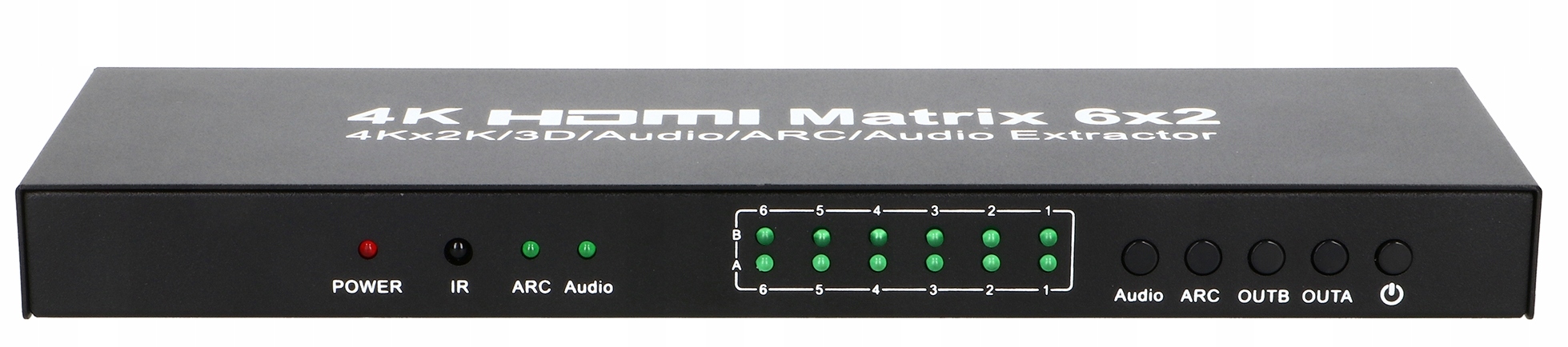 Matrix Switch Splitter Matryca Hdmi 6X2 Ultrahd 4K - PAWONIK | Sklep ...