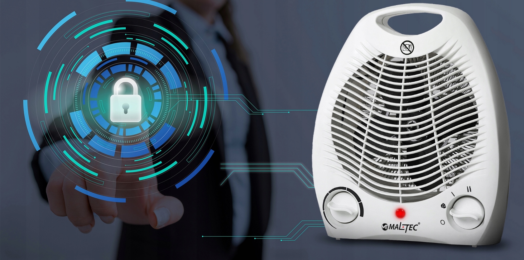 Grzejnik elektryczny turbo farelka termowentylator - MalTec | AGD Sklep ...