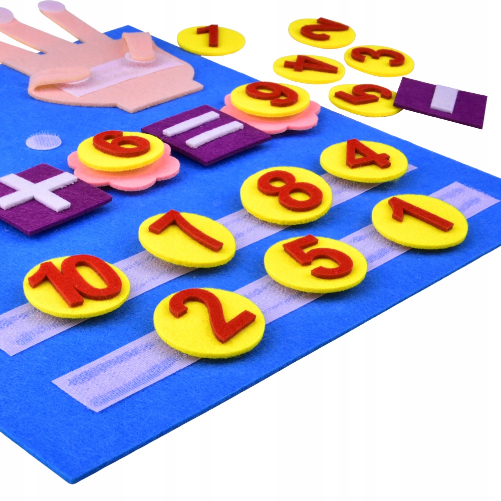Tablica Do Nauki Liczenia Montessori Cyferki Palce - GEONYIEEK | Sklep ...