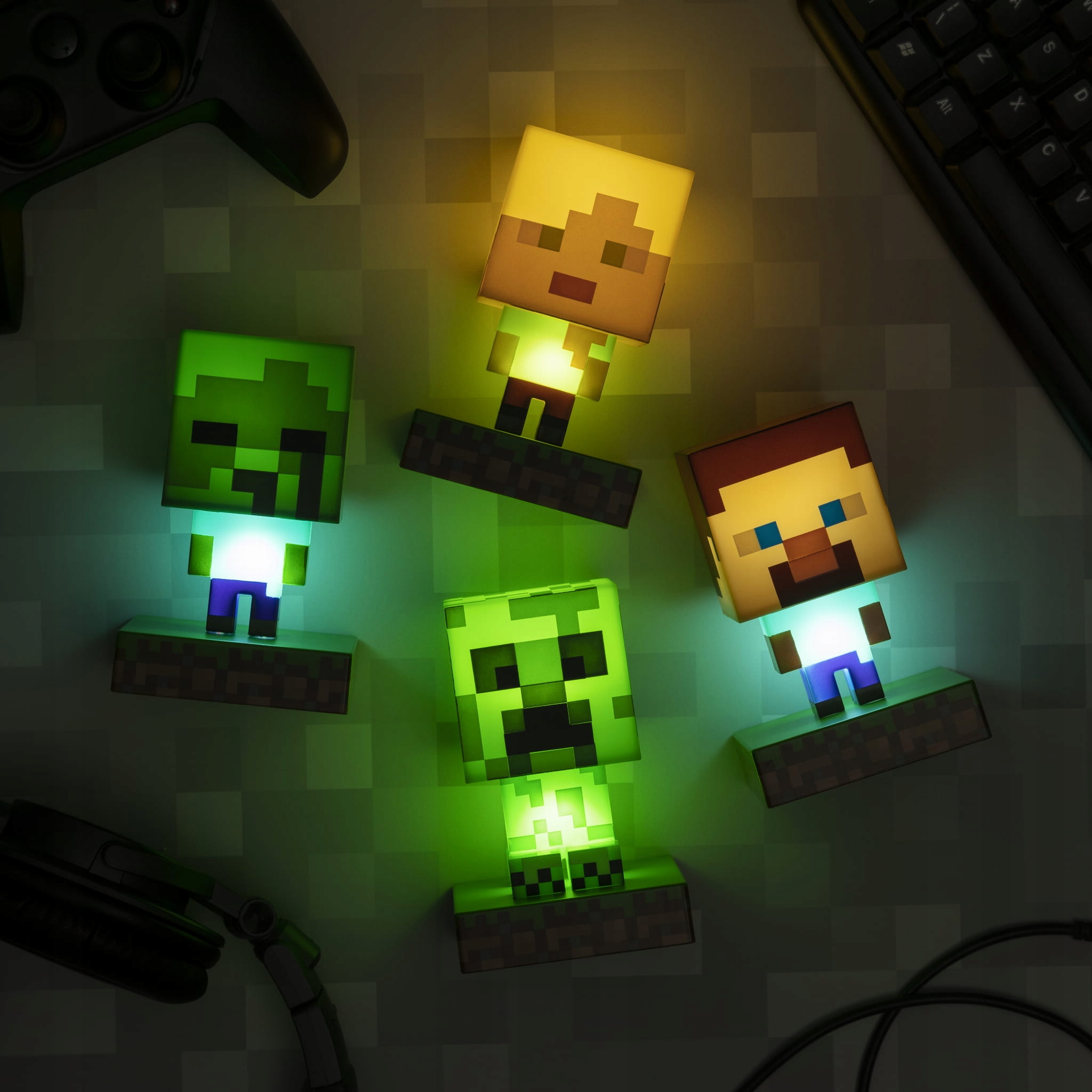 Lampka nocna MINECRAFT ZOMBIE 3D ICON - lampa LED - Paladone | Sklep ...