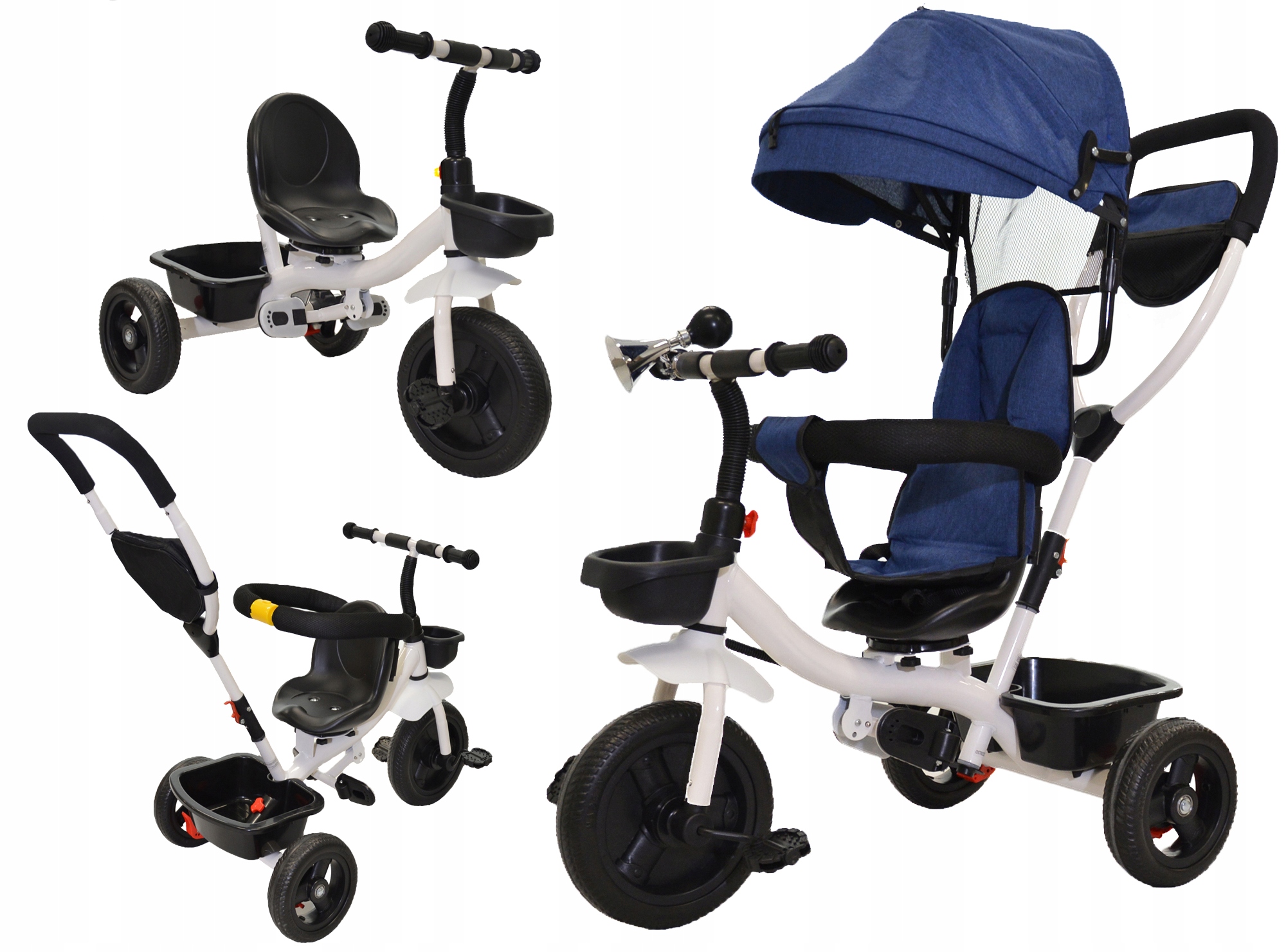 Tricicleta pentru copii 6-in-1 Marinei - eMAG.ro