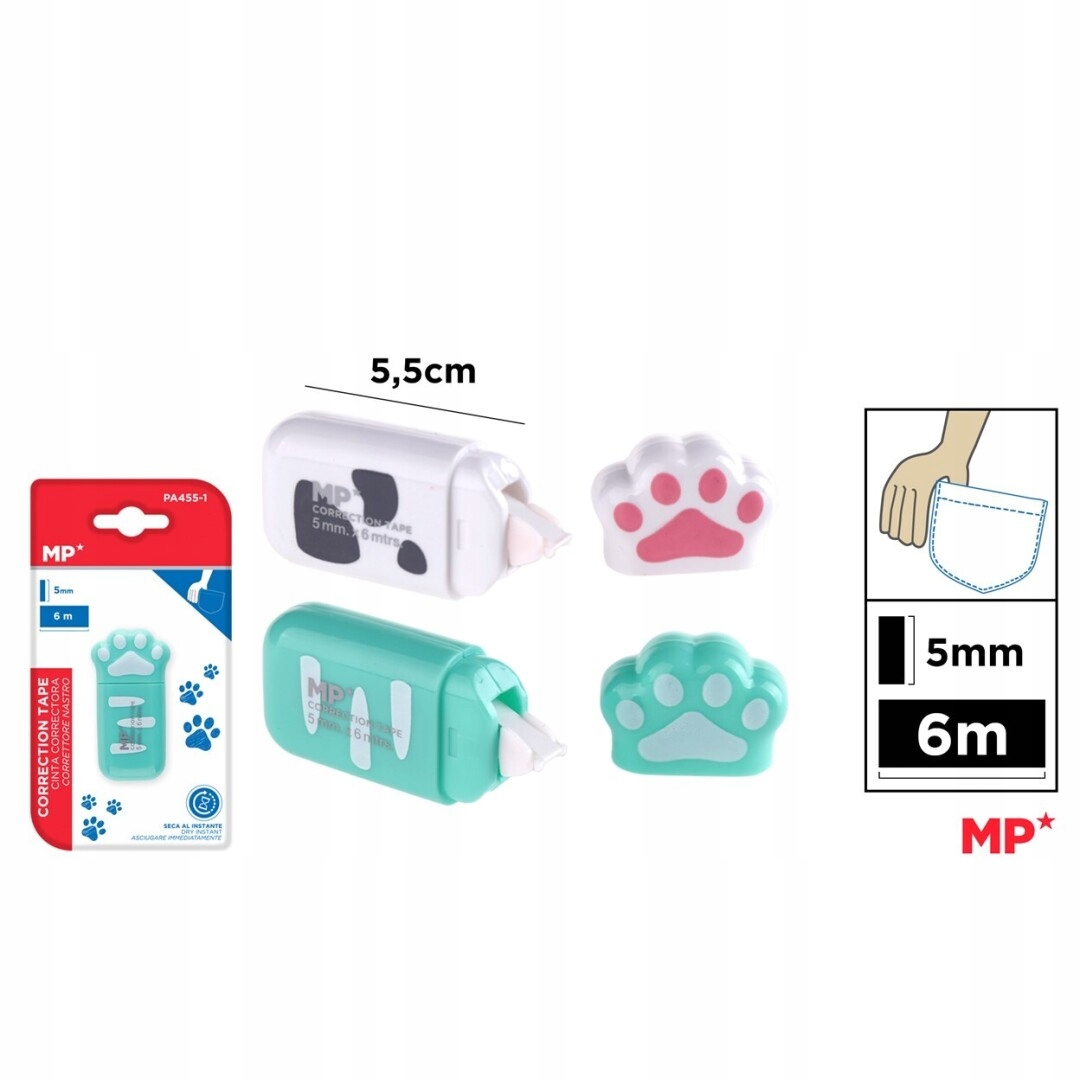 Korektor W Taśmie 5Mmx6M Łapka Pa455-1 Mp Poland - Inna marka | Sklep ...