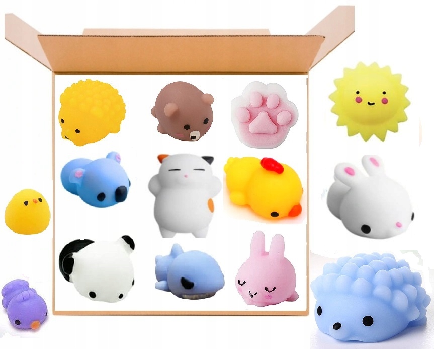 14 X Squishy Mochi Fidget Gniotki Pop It Gniotek - Inna marka | Sklep ...