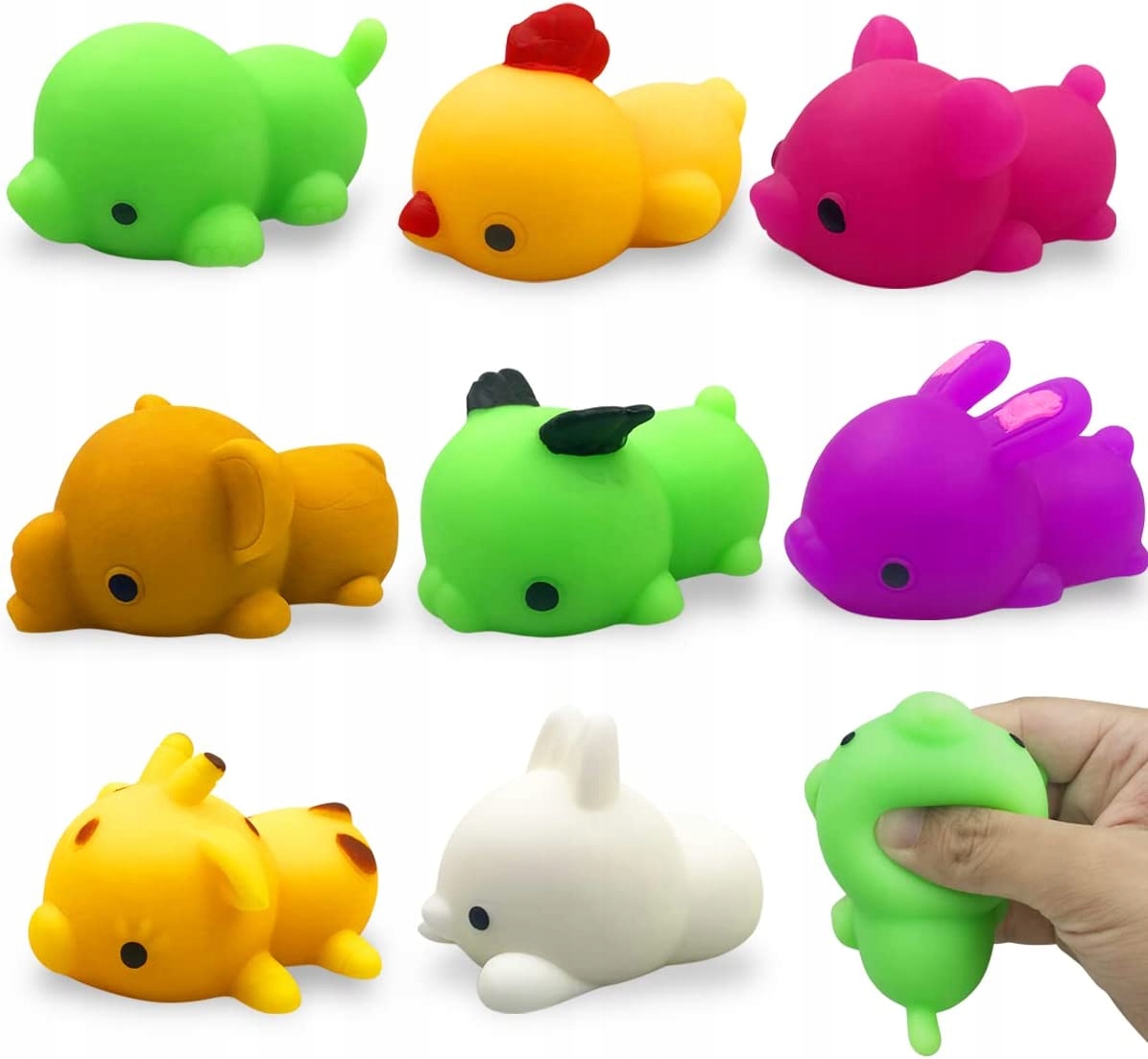 DUZY MOCHI FIDGET GNIOTKI POP IT GNIOTEK 7cm kolor - OEM | Sklep EMPIK.COM