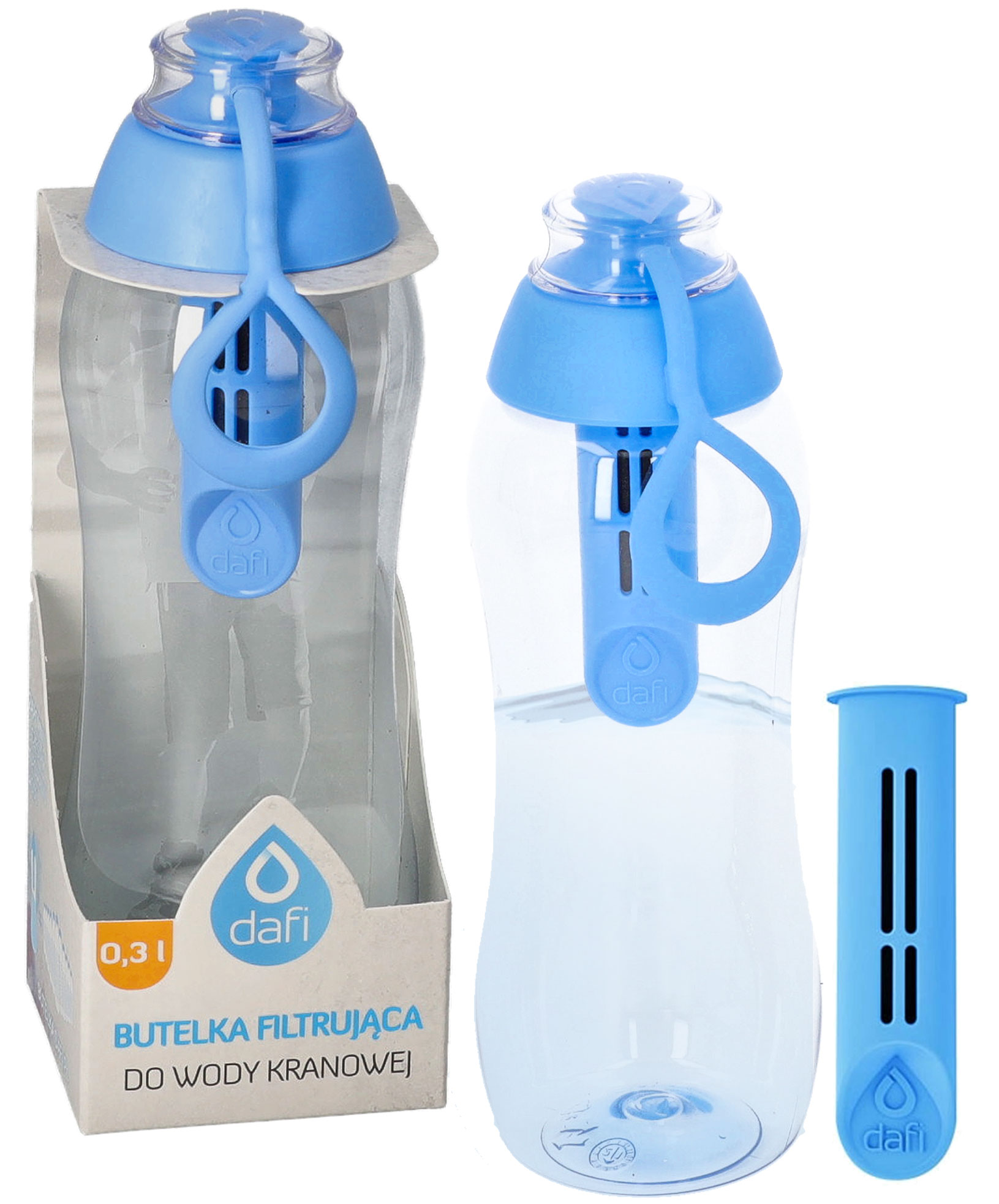 Butelka Filtrująca Dafi Soft 0,3L+ 2 Filtry Niebieska - Dafi | Sklep ...