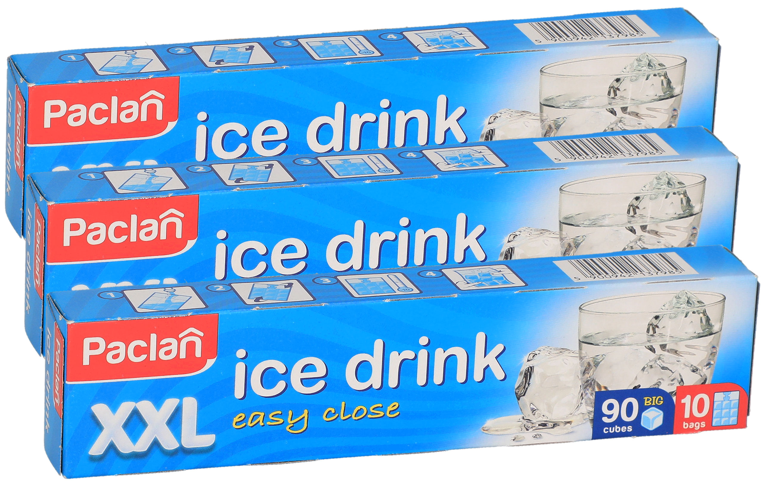 Worki woreczki do lodu Paclan 90 szt XXL x3 - Paclan | Sklep EMPIK.COM