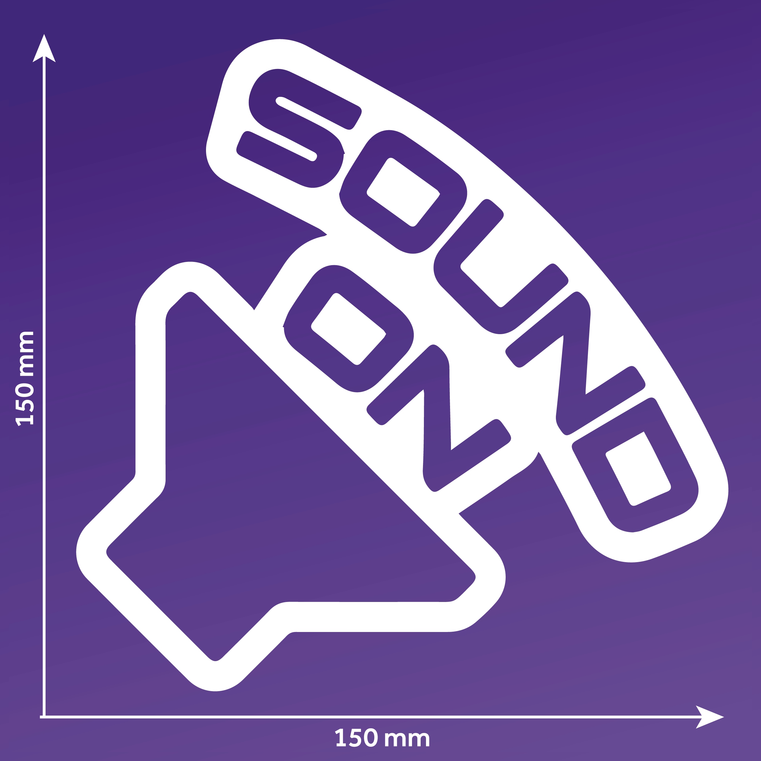 Naklejka na auto Sound on 15 cm - Sticky Studio | Motoryzacja Sklep ...