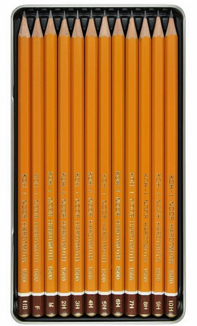 Zestaw ołówków HB-10H technic - Koh-I-Noor | Sklep EMPIK.COM