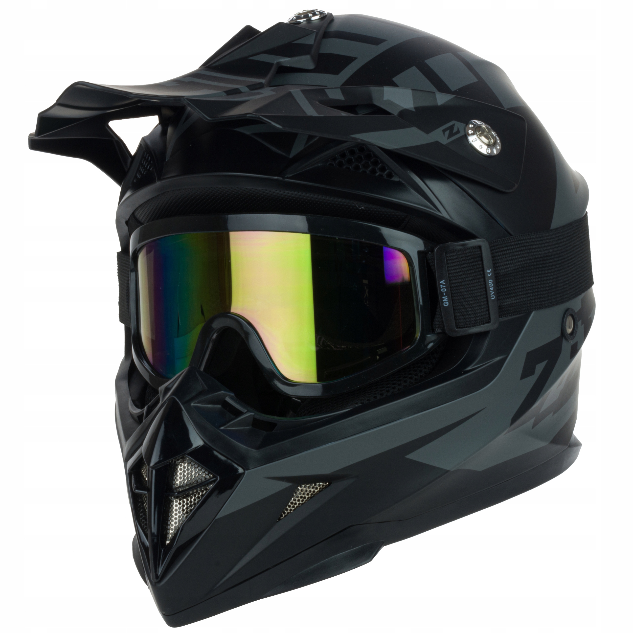 Casca moto copii X.1.9, Zed, Policarbonat, S, Negru - eMAG.ro