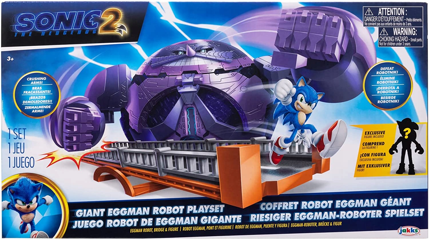 sonic the hedgehog zestaw figurek super sonic vs eggman, jakks - Jakks ...