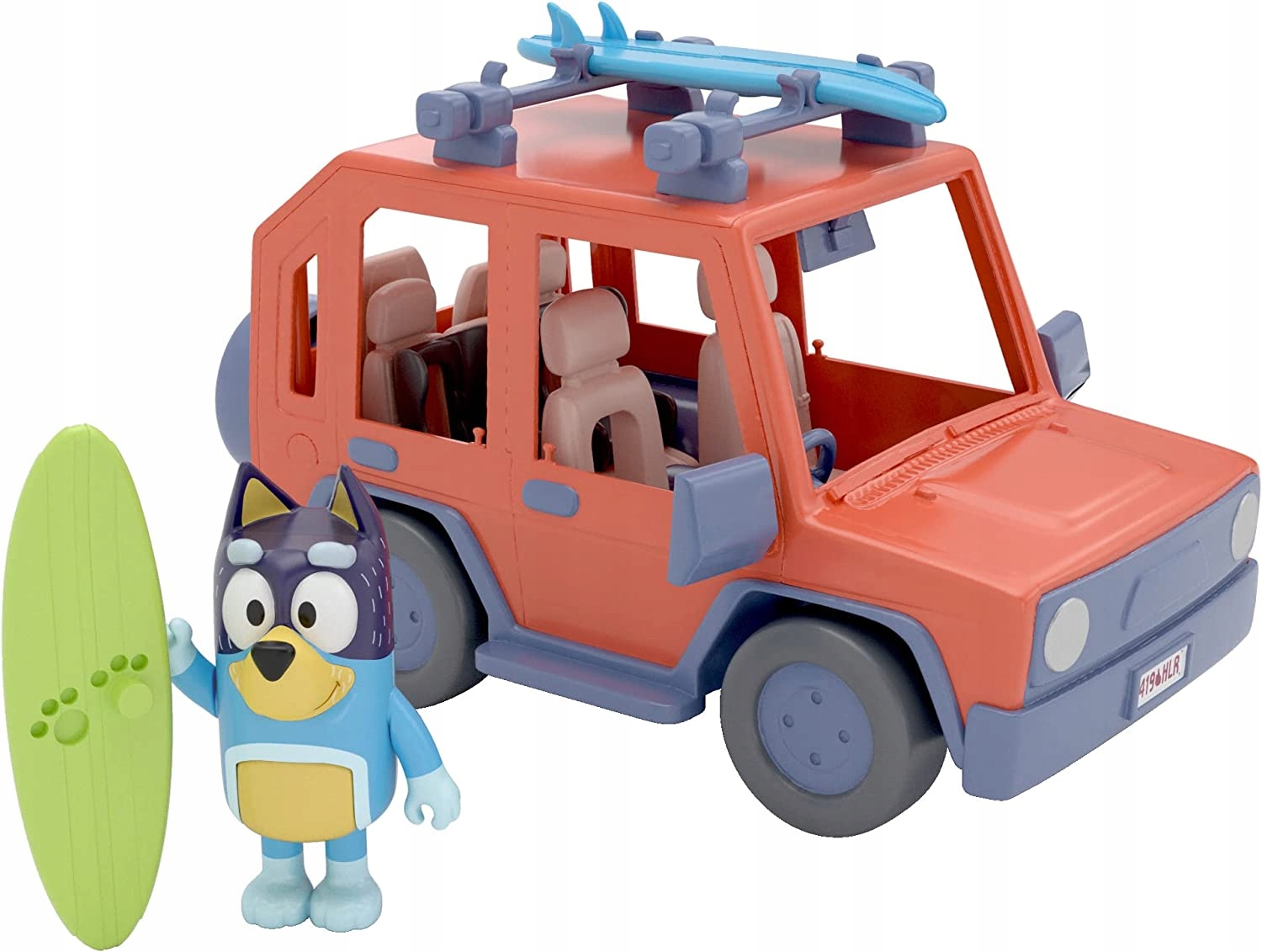 Bluey Zestaw Rodzinny Pojazd Surfing Blue Dingo - Moose | Sklep EMPIK.COM